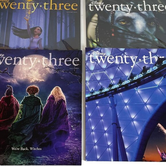Disney | Other | Disney D23 Twenty Three Magazine Lot Of 4 Hocus Pocus ...